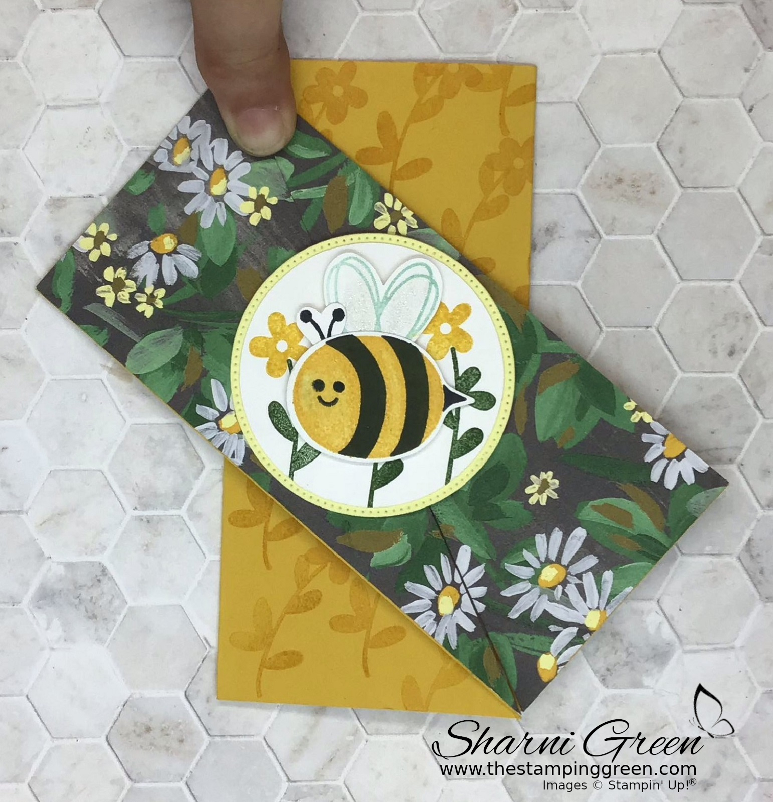 Chain card swap following Tracy's card - The Stamping Green